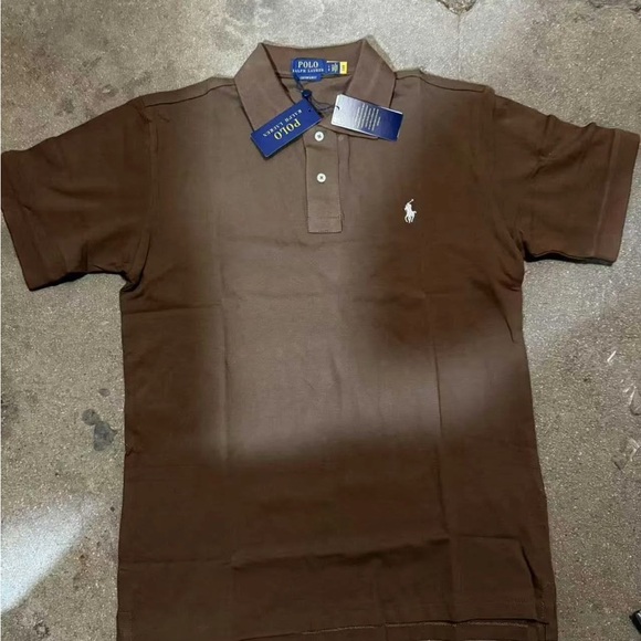 Polo Ralph Lauren | Shirts | Polo By Ralph Lauren Mens Brown Polo Shirt ...